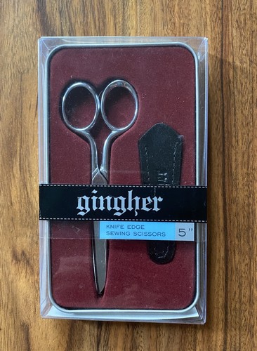 Gingher Scissors Knife Edge Sewing Scissors 5” - New !! | eBay