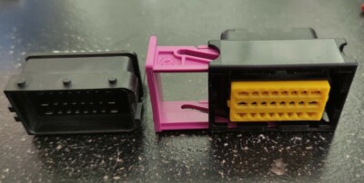 24 pin FCI Delphi ECU connector male and female with terminals ...