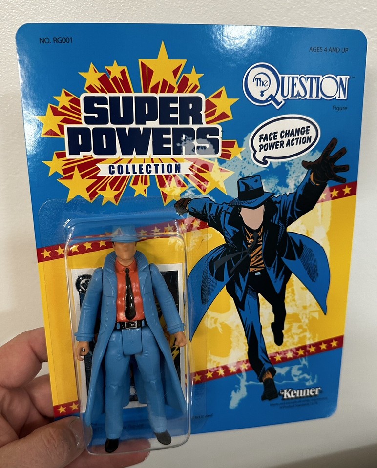Custom DC “Kenner” Super Powers THE QUESTION Figure -MOC- With ...