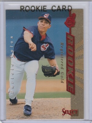 BARTOLO COLON ROOKIE CARD Baseball SELECT REGISTERED GOLD RC Baseball ...