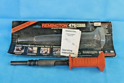 Remington Powder Actuated Hammer Tool # 476 Nail Driver Single Shot 22 ...