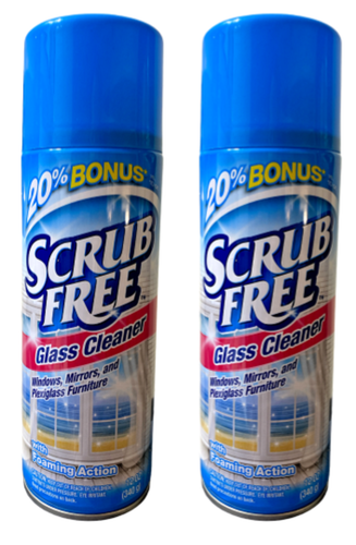 Scrub Free All Purpose Glass Cleaner with Foaming Action Pack of 2 | eBay