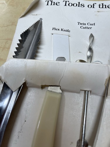 Tools of the Trade Garnishing Kit Vintage Kitchen Accessories 5 Pieces ...