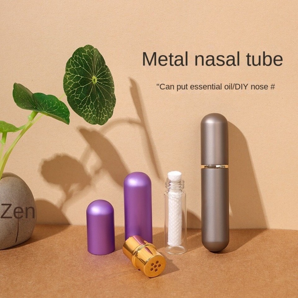 5ml Aluminum Nasal Inhaler Colored Empty Tubes For Essential Oil | eBay