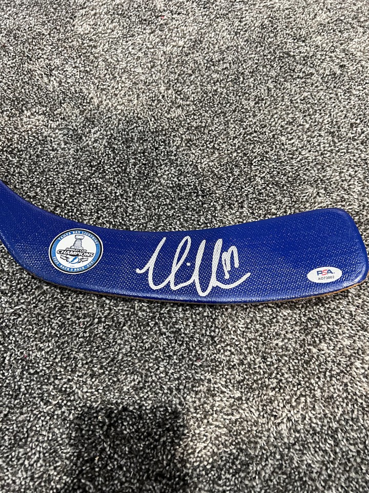 VICTOR HEDMAN Tampa Bay Lightning SIGNED Autograph Hockey Stick PSA COA ...