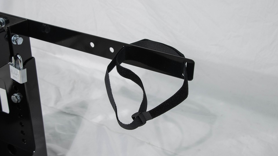 Lockable Backpack Blower Rack Holder Steel for Open & Enclosed Trailer ...