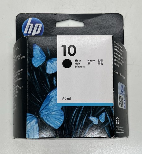Genuine HP 10 Black High Capacity Ink Cartridge C4844A Expired 10/2016 ...