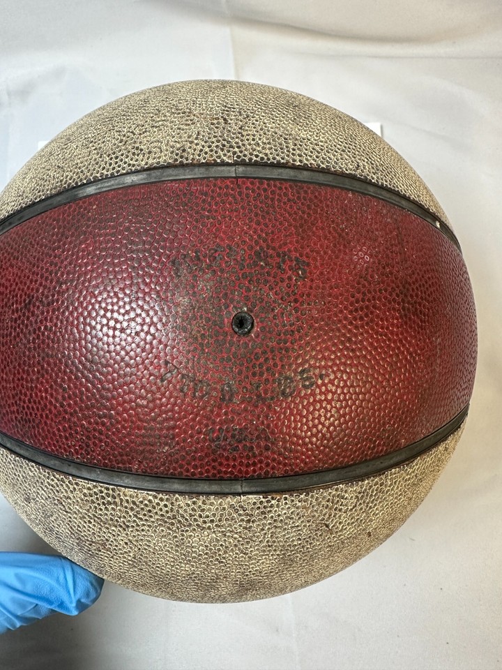 Official Rawlings RSS ABA Red White Blue Basketball With Display Case ...