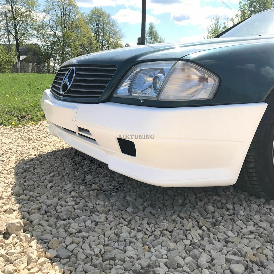 Full Front Bumper Spoiler Apron Parachoques (Fits 90-02 Mercedes Benz ...