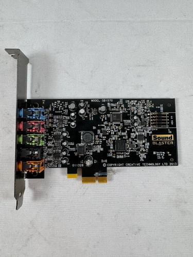 Lot2 Creative Sound Blaster Audigy FX SB1570 PCIe 5.1 Sound Card SBX ...