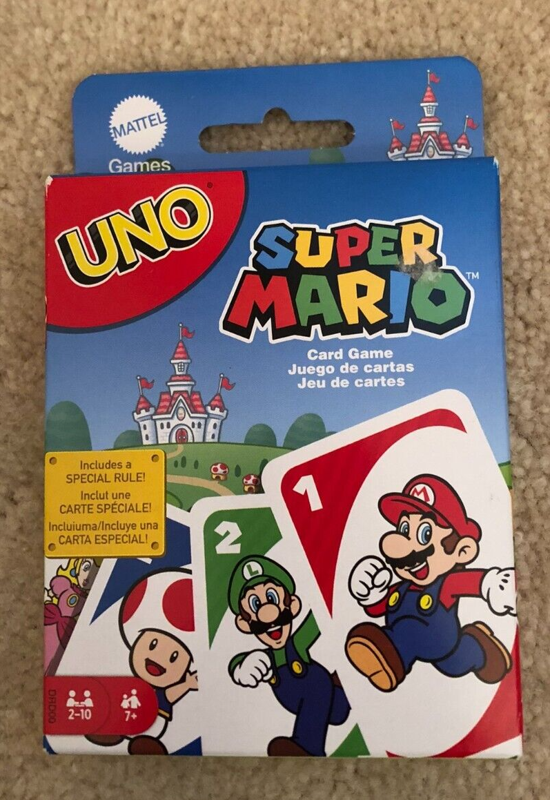 Super Mario UNO Card Game - BRAND NEW, FREE SHIPPING | eBay