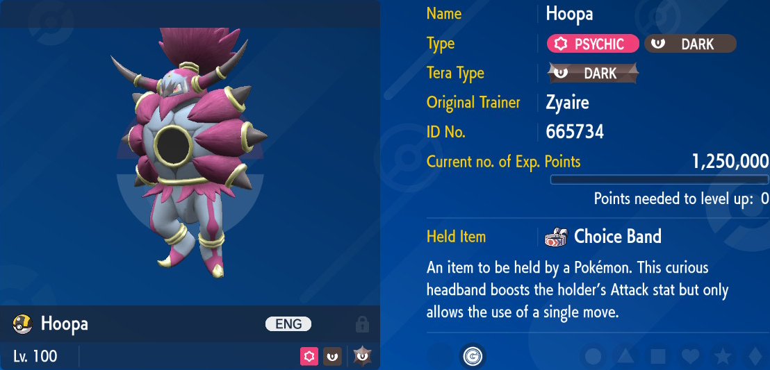 HOOPA UNBOUND MYTHICAL | 6IV ADAMANT | BATTLE-READY | Pokemon Scarlet ...