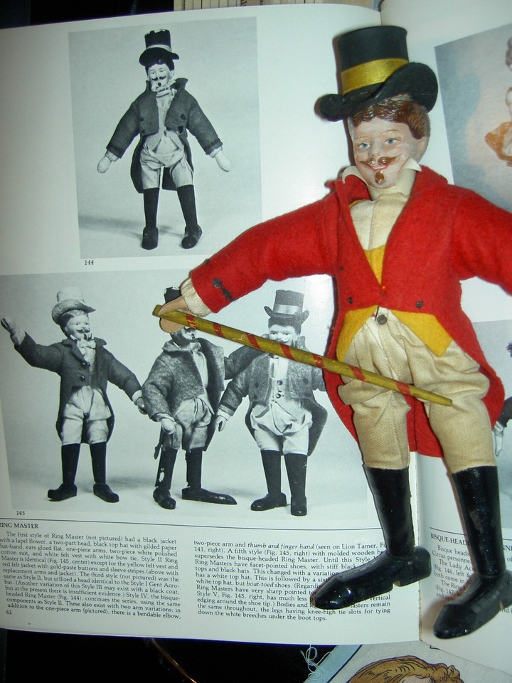 Antique Schoenhut HUMPTY DUMPTY Ringmaster jointed circus figure toy ...