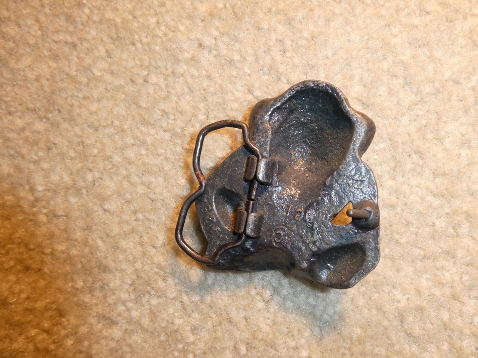 Vintage 1970s Brass MBCI Monkey Belt Buckle 2 1/2" Wide | eBay