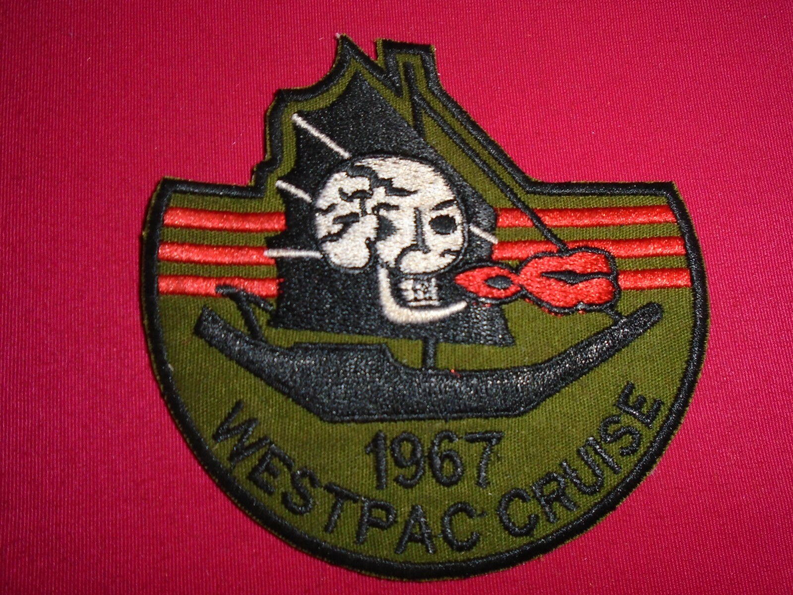 US Navy Year 1967 WESTPAC CRUISE Vietnam War Subdued Patch | eBay Australia