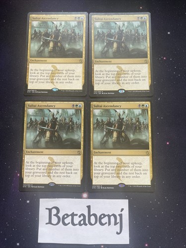 4x MTG Sultai Ascendancy Khans of Tarkir (Playset) | eBay