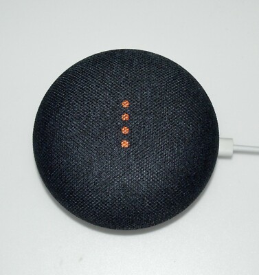 Google Home Model HOA Mini Smart Assistant Bluetooth Speaker - Dark ...