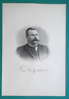 GEORGE B. CARR Pennsylvania Lawyer & Special Attorney - 1898 Portrait ...