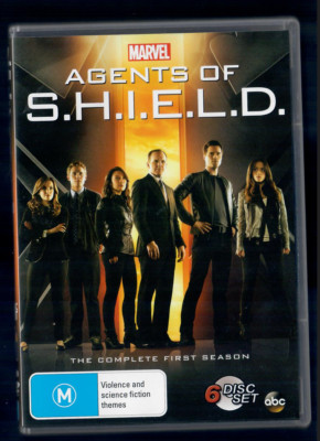 Agents of SHIELD - Season 1 (DVD, 6 Disc Set, Region 4) AGENTS OF S.H.I ...