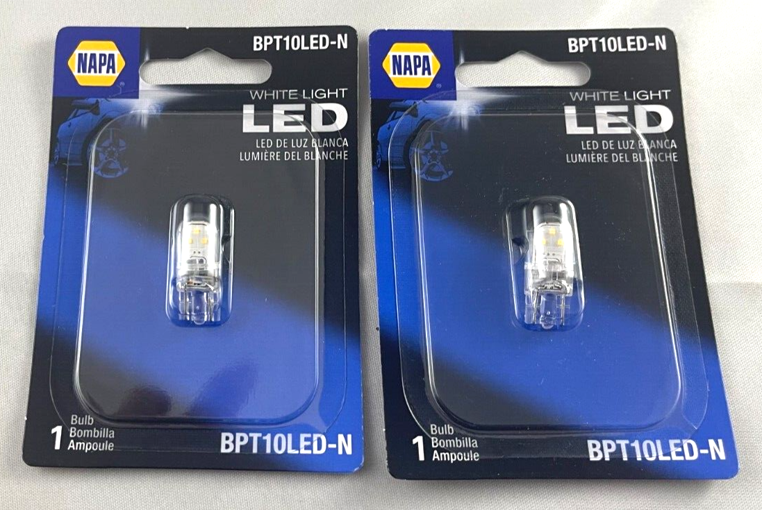 T10 LED Bulb Miniature Bulb NAPA LED 2 Pack BPT10LED-N Wattage 1 | eBay