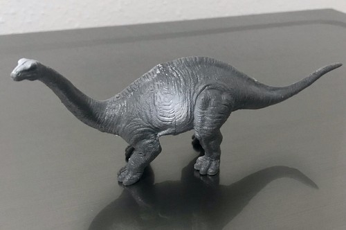 Ja-Ru Brontosaurus Apatosaurus Gray 7" Plastic Dinosaur Action Figure ...