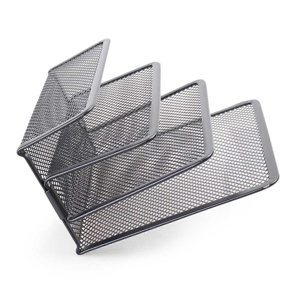 Mesh Letter Paper File Storage Rack Holder Tray Organiser Desktop ...