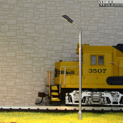 10 x OO / HO scale Model Railroad train Lamp posts Led street light ...
