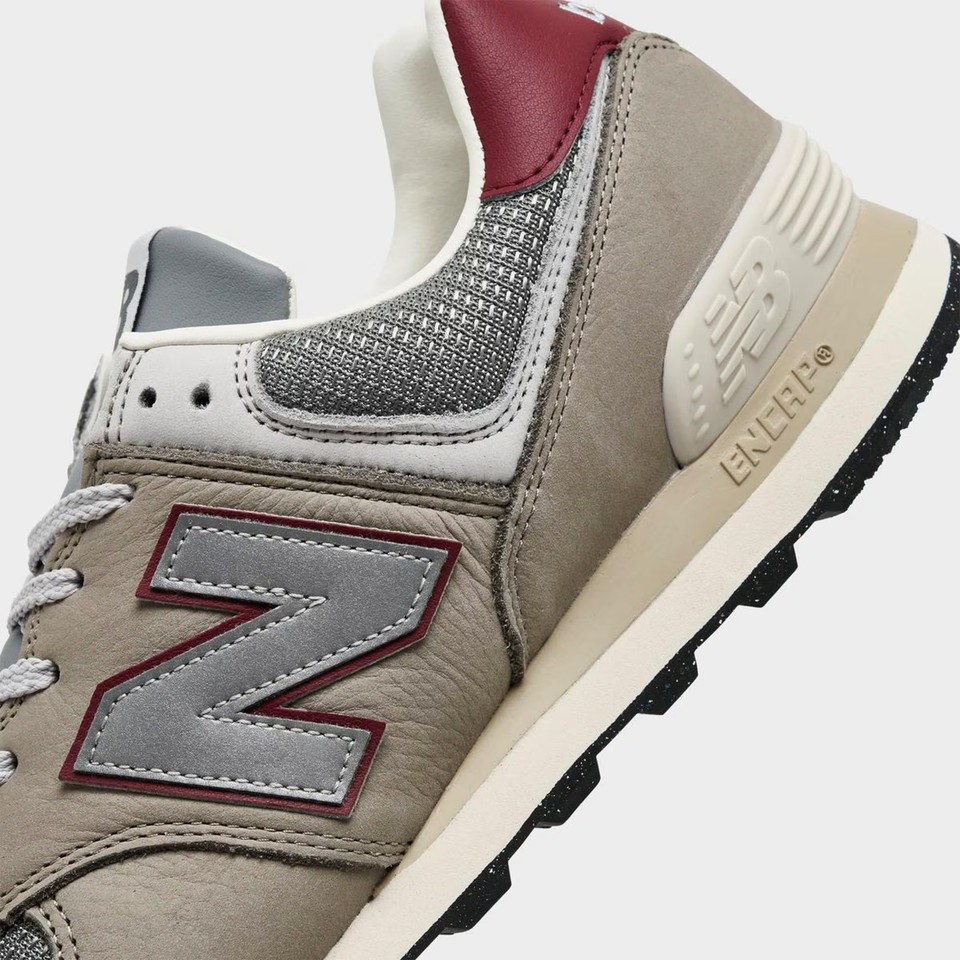 Men's New Balance 574 Core Casual Shoes Arid Stone/Monarch Burgundy ...