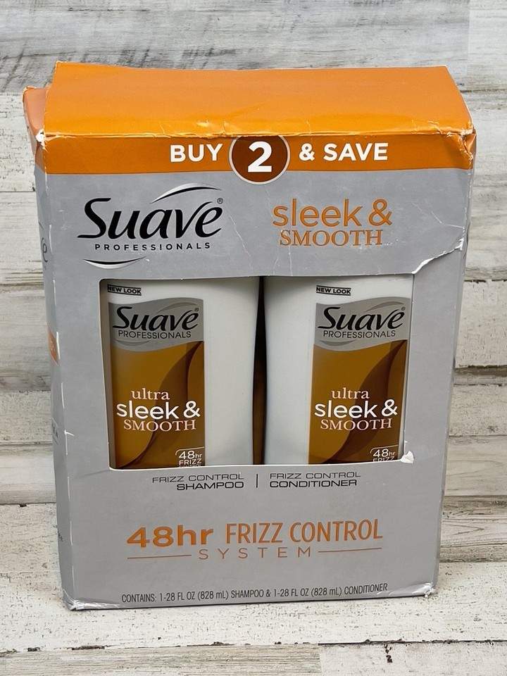 Suave Professionals Ultra Sleek and Smooth Frizz Control Set Of 28oz ...