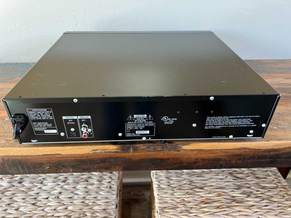 Sony CDP-CE500 CD Changer with Thumb Drive Burner | eBay