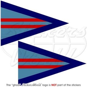 RAF WING COMMANDER triangular Command Pennant, Flag 75mm(3") Stickers ...