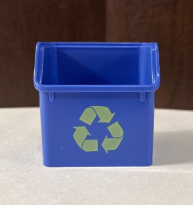 18" doll blue recycle box bin for Our generation American Girl | eBay