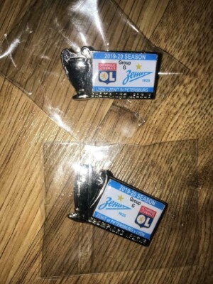 free post. 2 Pin (badge) Zenit Russia - Lyon France 2019-2020 | eBay