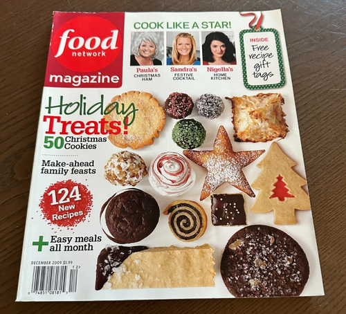 ood Network Magazines December 2009 50 Christmas Cookies 124 New ...