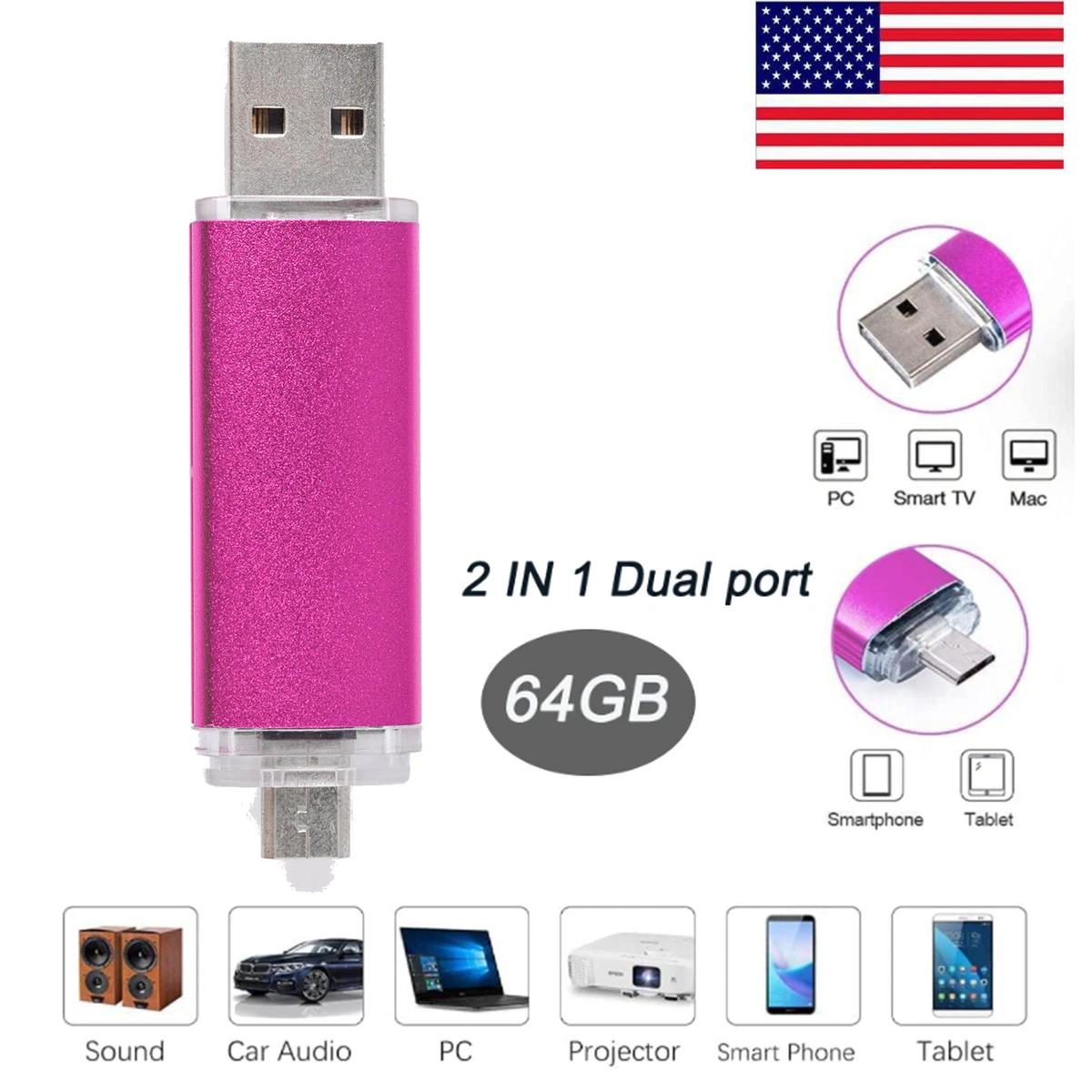 Pink Usb Flash Drive
