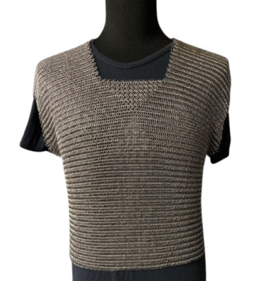Aluminium Butted Chainmail Sleeveless Shirt Costume Armor Chainmail | eBay