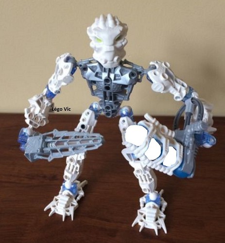 Lego 8732 Bionicle Inika Toa Matoro robot complet de 2006 laser out ...