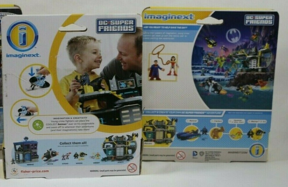 DC Super Friends Arctic Batman Snowmobile, SUPERMAN & WONDER WOMAN ...