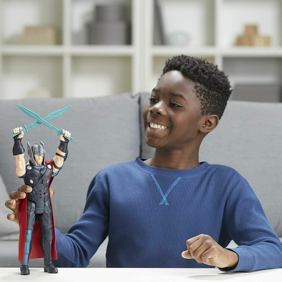 Marvel Avengers Thor Ragnarok Electronic Thor 12" Action Figure With ...