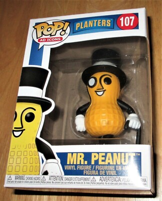 Funko Pop! Ad Icons Planters Mr. Peanut Vinyl Figure #107 - BRAND NEW ...