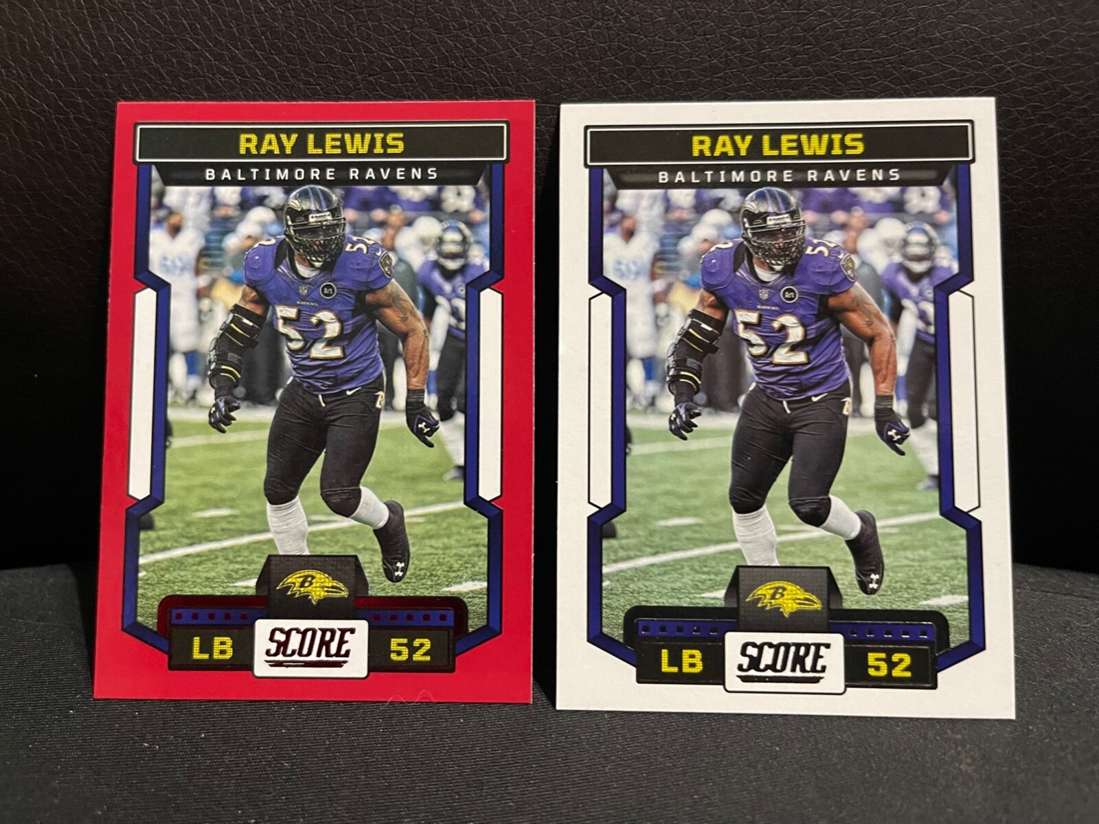 2023 Panini Score Red Parallel Ray Lewis #195 & Base #195 Ravens | eBay