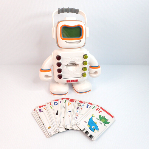 2009 Playskool Alphie Interactive Talking Robot Toy W/28 Cards (No ...