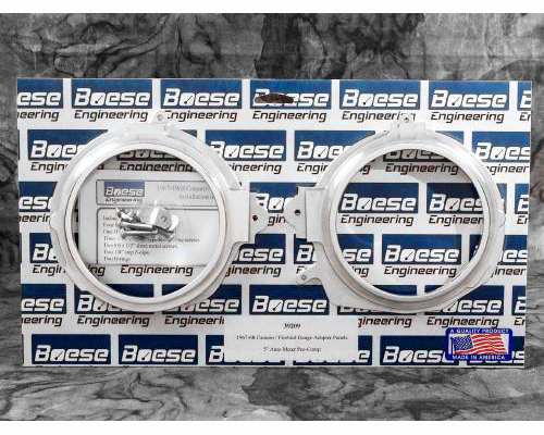 67 68 Camaro / Firebird Billet Aluminum Gauge Adapter Panels Instrument ...