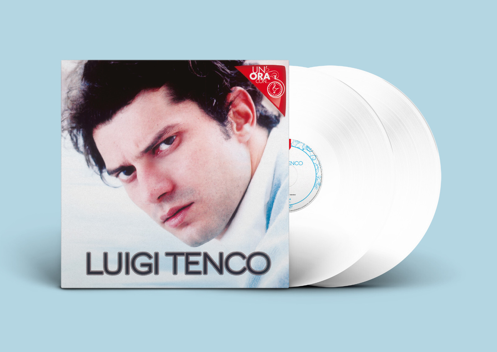 Luigi Tenco Une Heure Avec Double Vinyle LP 180 GR. Blanc Neuf Et ...