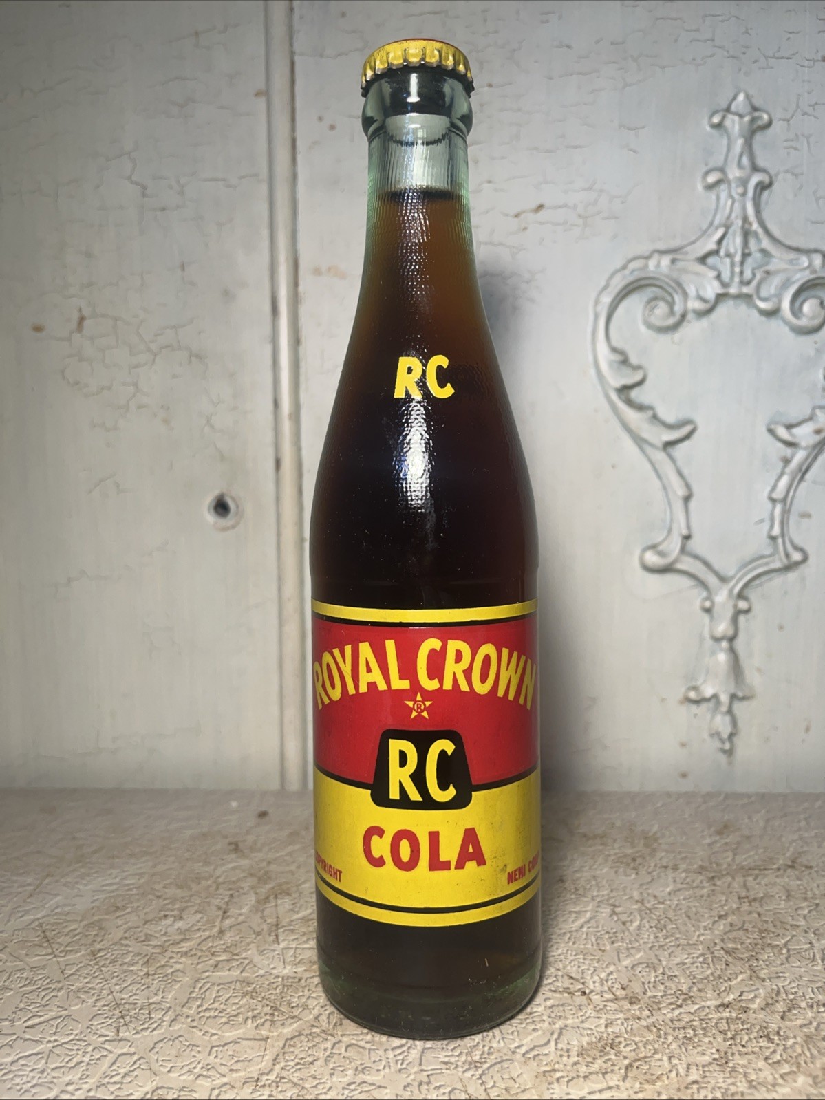 Full 10 Oz. Royal Crown Cola Soda Bottle, Greensboro N.C., Made By Nehi | eBay