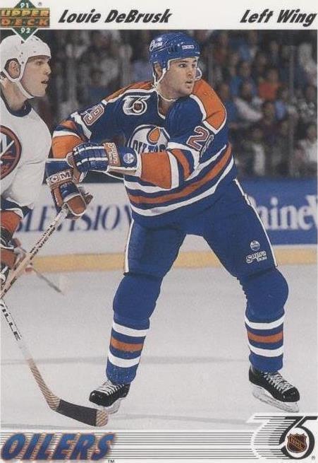 1991-92 Upper Deck - Louie DeBrusk #526 (RC) for sale online | eBay