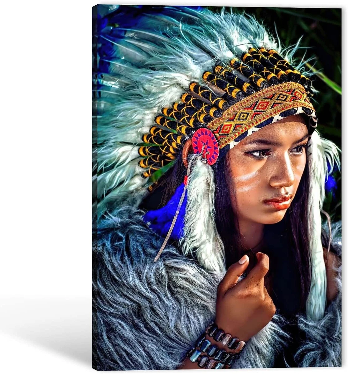 American Indian Female Art