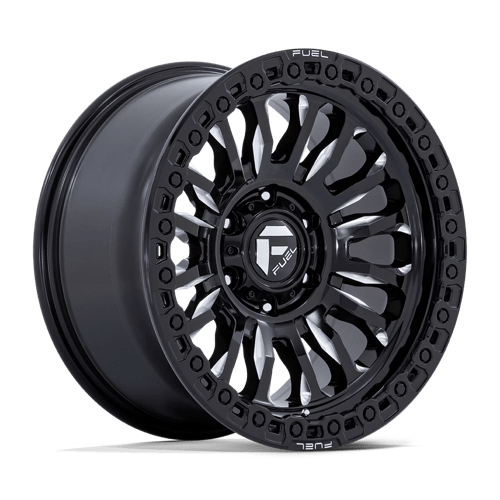 17x9 Fuel Off-Road Rincon SBL FC857 Gloss Black Milled Rim 8x165.1/8x6 ...