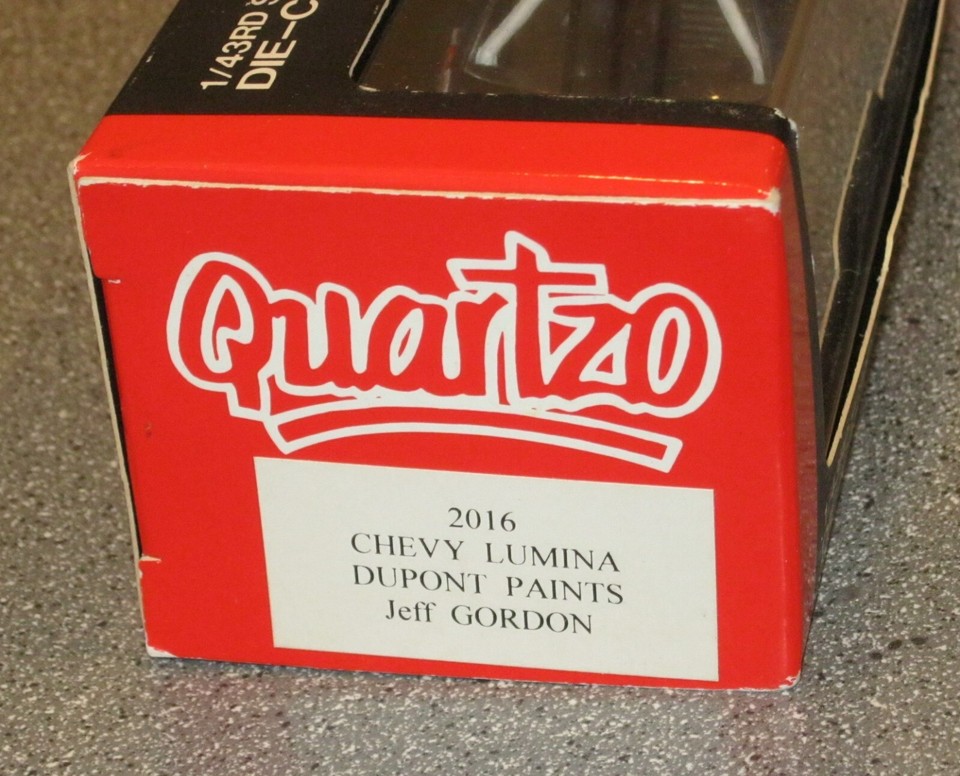 JEFF GORDON~2016 QUARTZO DUPONT RAINBOW CHEVY LUMINA~1/43 NASCAR ...