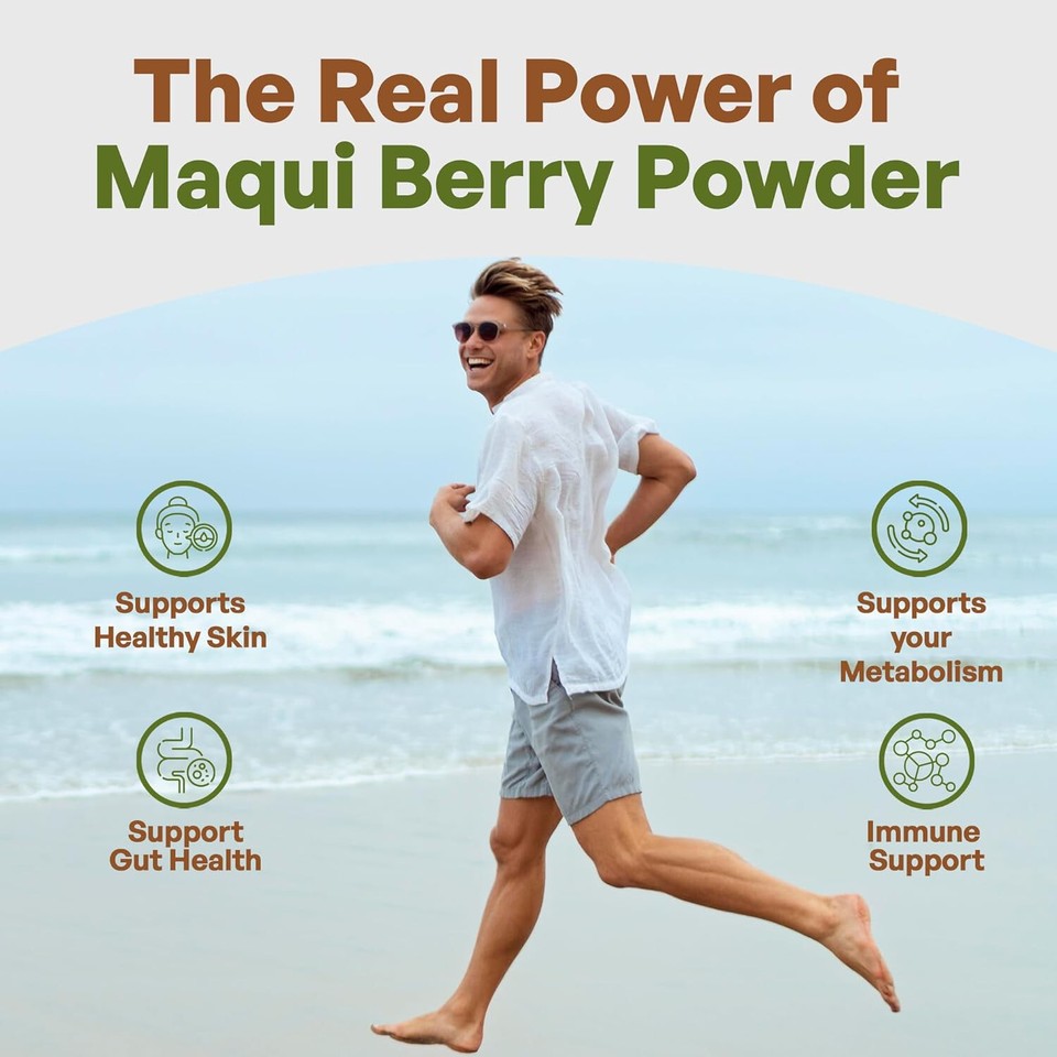 Maqui Berry Powder Organic Freeze-Dried 1 kg. Superfood from Chile ...